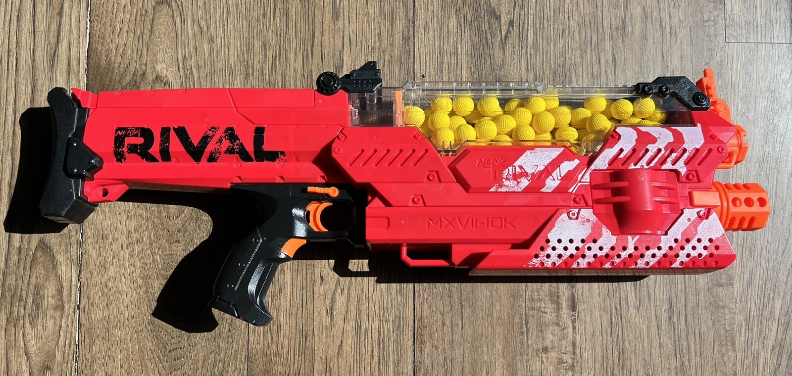 Nerf Rival Nemesis Blaster MXVII-10K - Red (B8240US20) for sale online ...