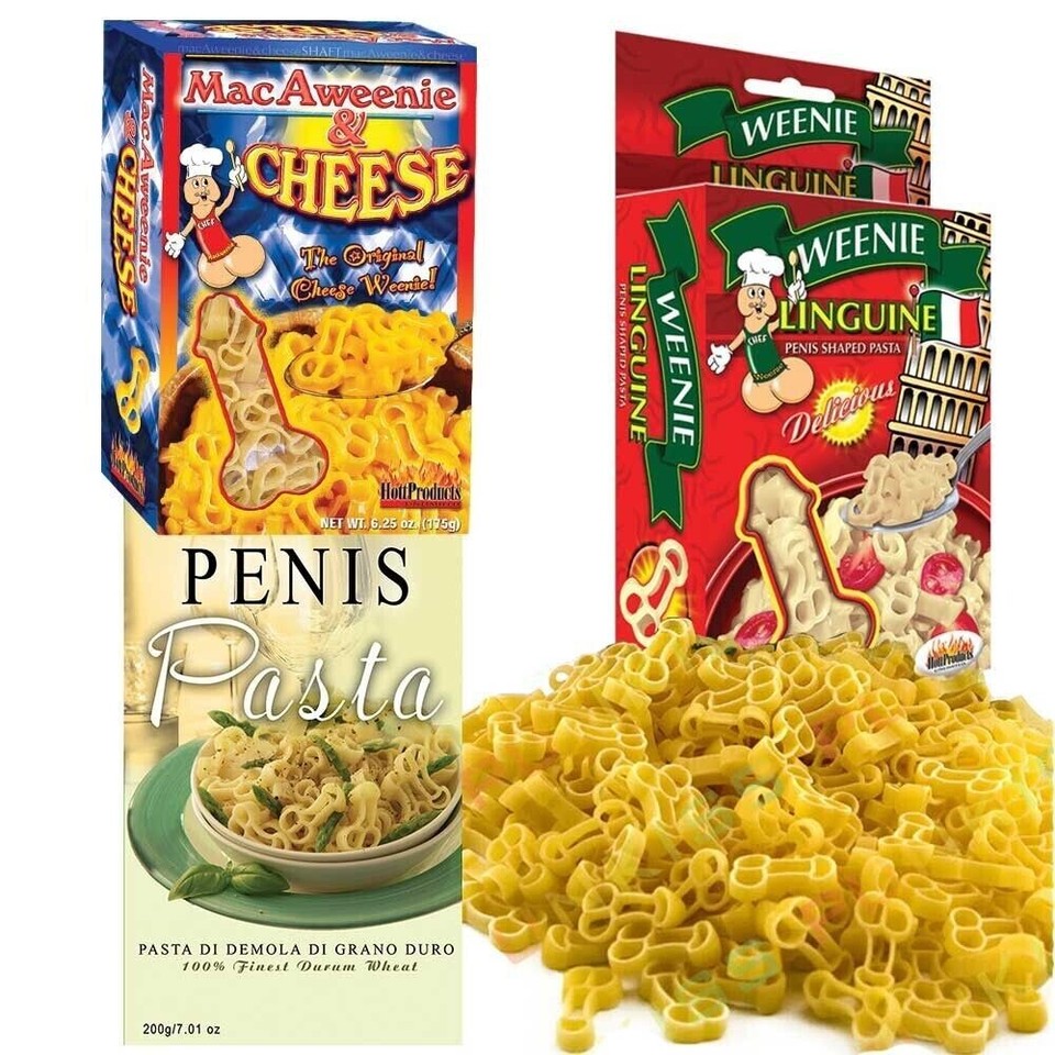 Penis Shaped Pasta Bachelorette Party Favor Fun Friends Party Game Gag ...