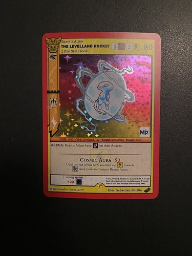 MetaZoo x M2P2 x WYP The Levelland Rocket Full Holo Promo Card! 2023 ...