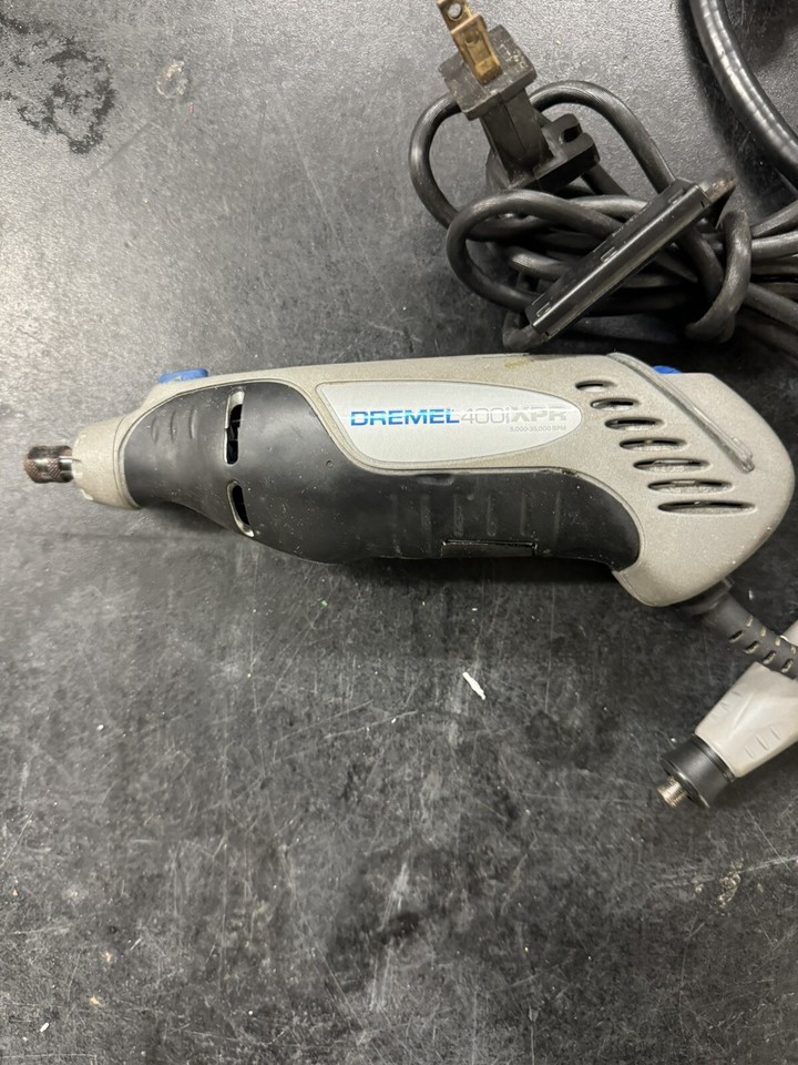 Dremel 400 XPR Rotary Tool Kit w/ Extra Attachments, Flexible Shaft 225 ...