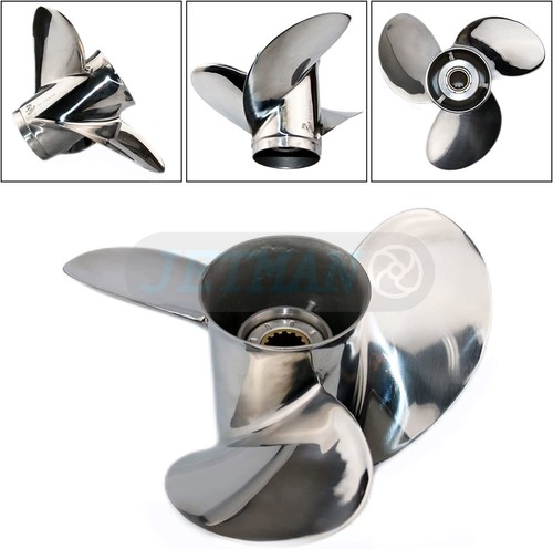 Outboard Propeller 11x15 For Mercury Mariner 25-70HP 13 Spline OEM RH ...