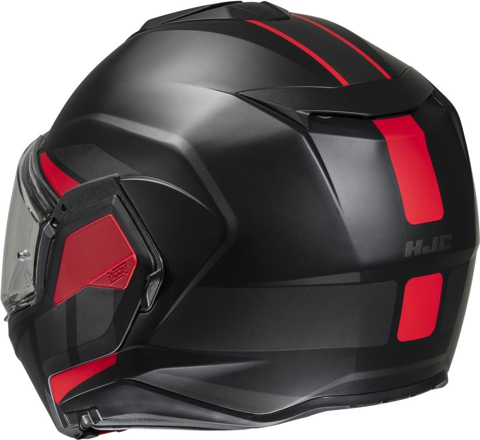 HJC I100 Modular Motorcycle Helmet Red Size XL Flip Back | eBay