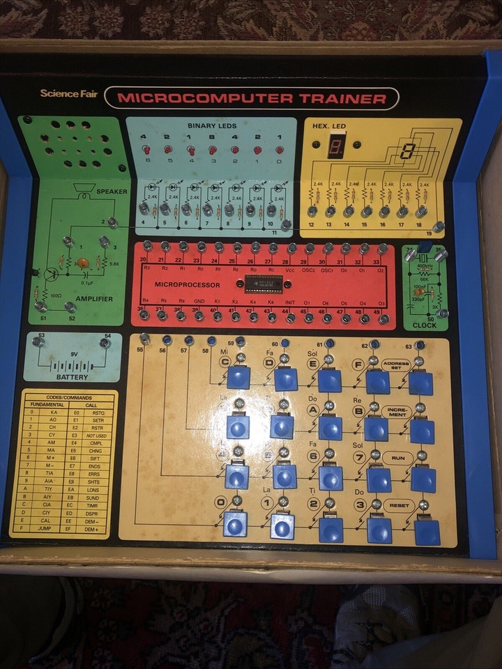 Radio Shack Science Fair Microcomputer Trainer 28-260 w/ Original Box ...
