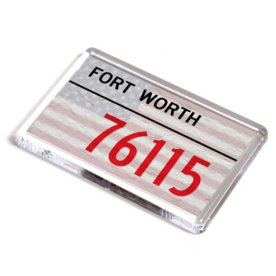 FRIDGE MAGNET - Fort Worth, 76115 - US Zip Code | eBay