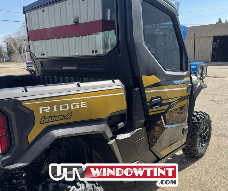 Kawasaki Ridge 2 Door UTV Pre-Cut Window Tint Kit – Carbon 20% | eBay