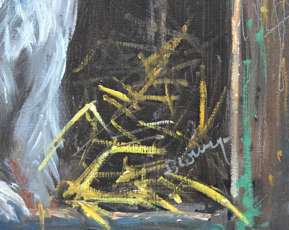 Wonderful Richard Blowey Oil Painting Portrait Of Two Dogs Original ...