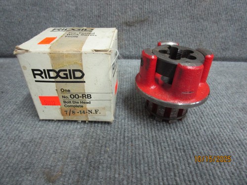 Ridgid 7/8" -14 N.F Bolt Die Head Complete Model 00-RB New | eBay