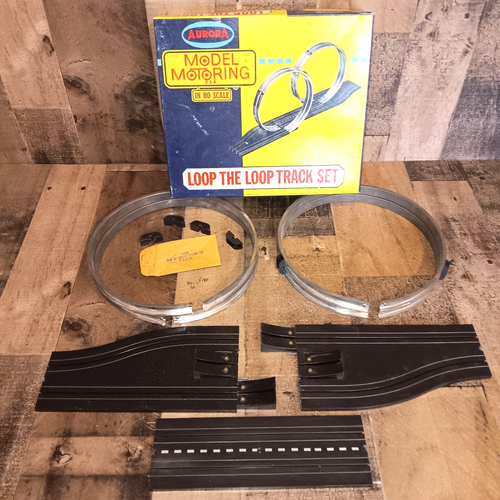 Vintage Aurora Model Motoring HO Scale Loop the Loop Track Set 1966 w ...