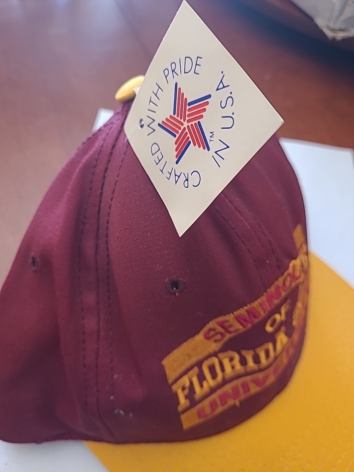 Vintage FSU Florida State Seminoles NCAA Baseball Hat Cap Snapback Made ...