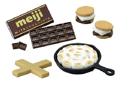 Re-Ment Miniature Happy Time at Home w/ Meiji Chocolate Full Set BOX of ...