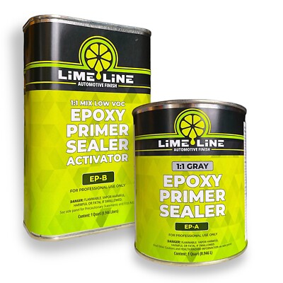 LiNE LiNE Epoxy Primer, Automotive Grade, Direct to Metal - Light Grey ...