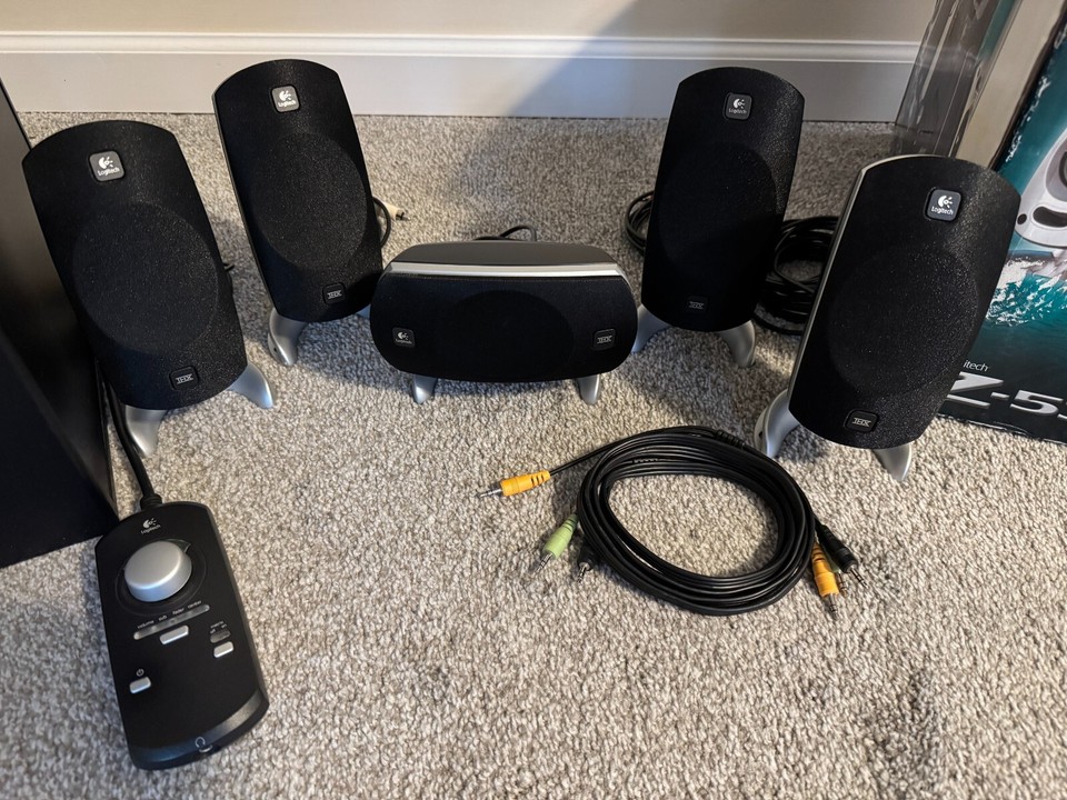 Logitech Z-5300 THX 5.1 Full Surround Sound Computer Speaker System | eBay