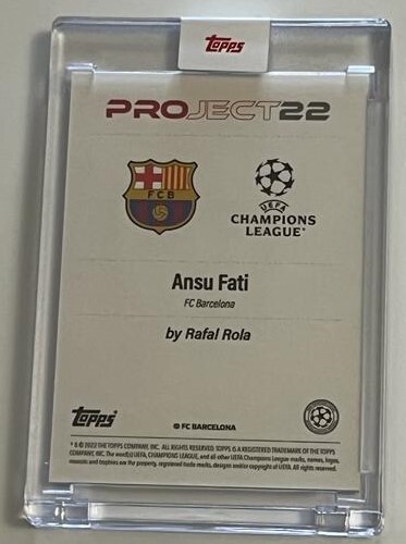 Topps Project 22 - Card 086 - Ansu Fati designed by Rafal Rola - FC ...