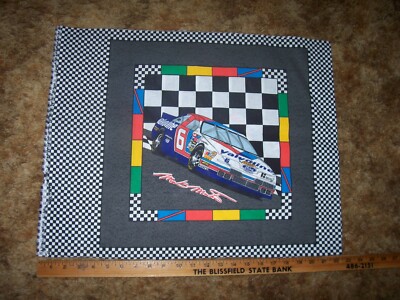 Mark Martin Nascar 6 Ford Valvoline Roush Racing Pillow Fabric Panel | eBay