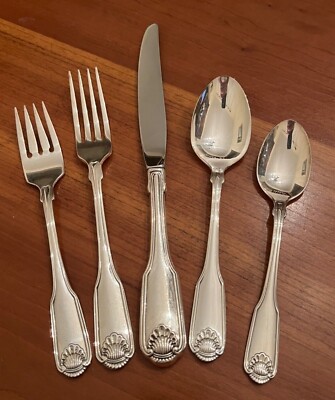 Oneida Heirloom Cube Community SILVER SHELL Silverplate Flatware ...