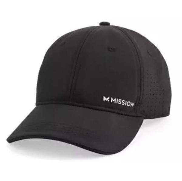 Mission Cooling Vented Performance Baseball Cap - Black for sale online ...