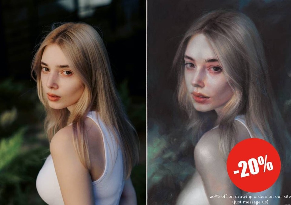 Custom Portrait Realistic Hand Original Drawing Soft Pastel as a Unique ...