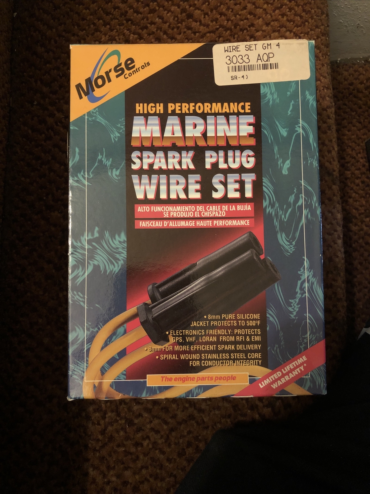 Aqua Power Marine Spark Plug Wire Set GM L4; 3033. | eBay