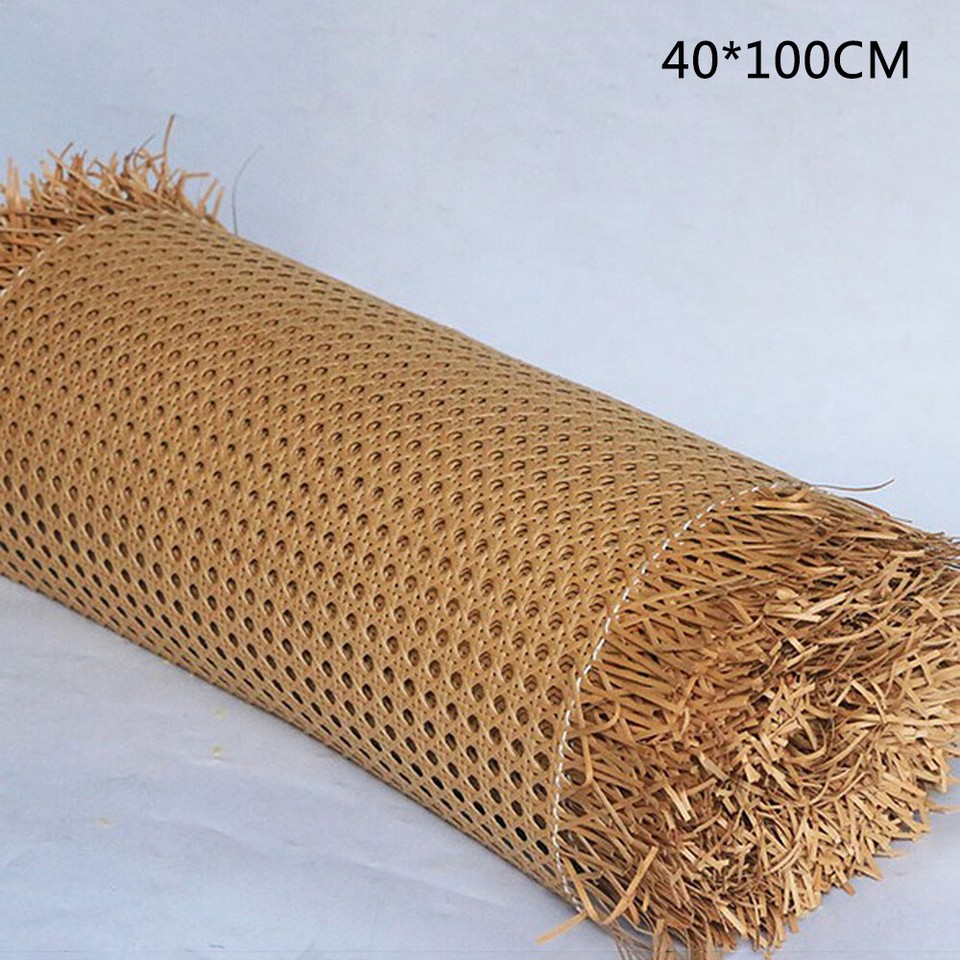 Natural Dried Rattan Woven Sheet Cane Webbing Material DIY Repair Chair ...