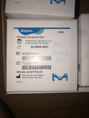 Filtration Supplies - Millipore Filter