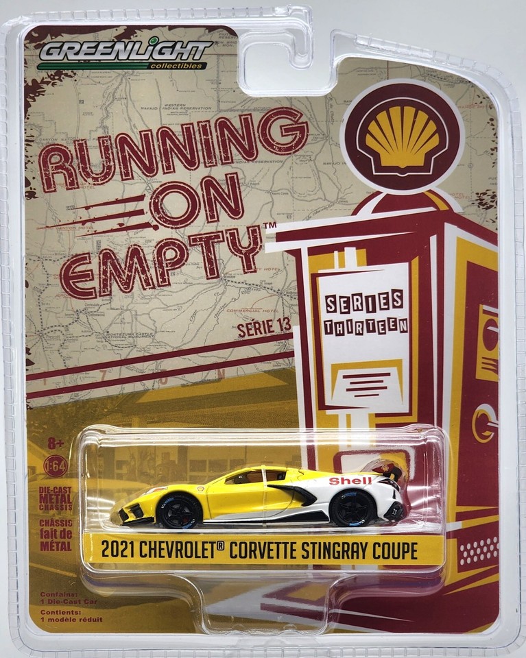 GREENLIGHT RUNNING ON EMPTY S13 SHELL OIL 2021 CHEVY CORVETTE STINGRAY ...