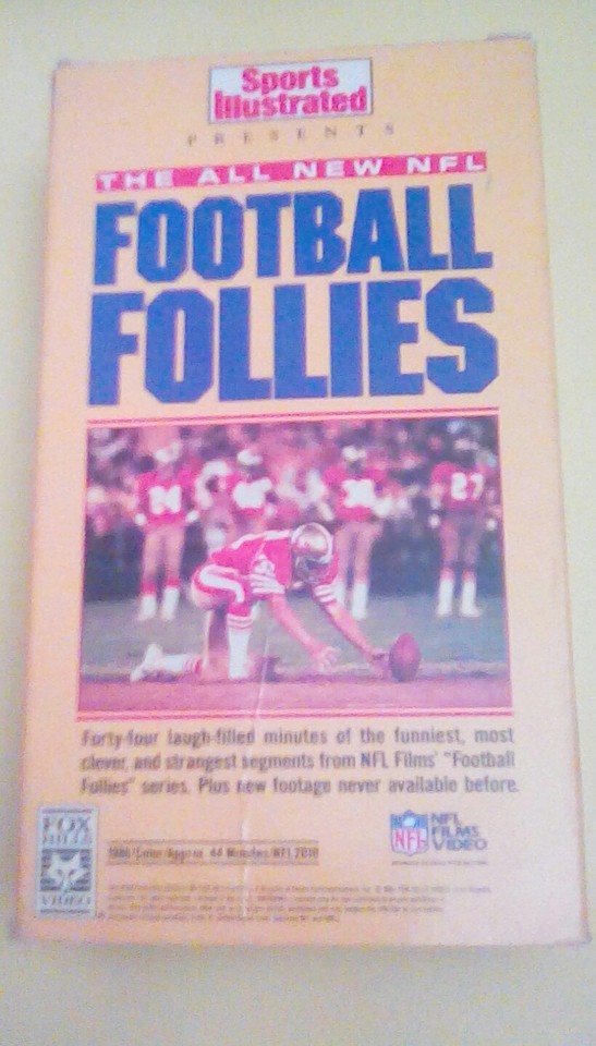 vintage Sports Illustrated NFL Films Video All New NFL Football Follies ...