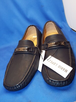 Mario Lopez Black Shoes ML200101 Size 9m | eBay