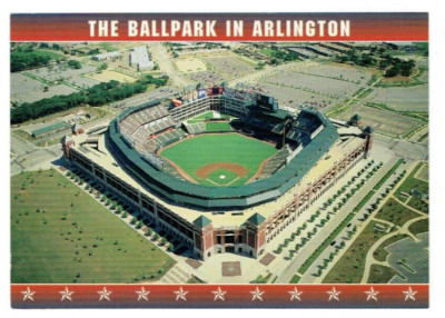 The Ballpark In Arlington Texas TX Postcard Aerial View Rangers ...