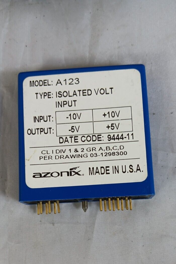 AZONIX Lot of 5 Isolated Volt Input module Model A123 10v PLC | eBay