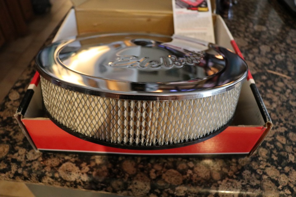 Edelbrock 1221 Pro-Flo Air Cleaner NO BASE | eBay