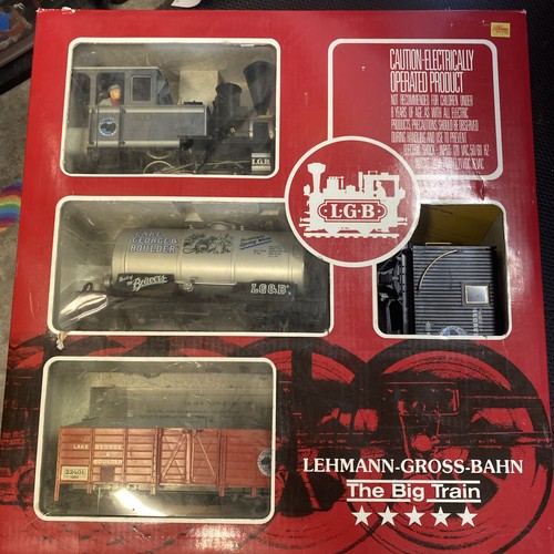 Lehmann-Gross-Bahn 22401 Goods Train Set Vintage - See Pics - Untested ...