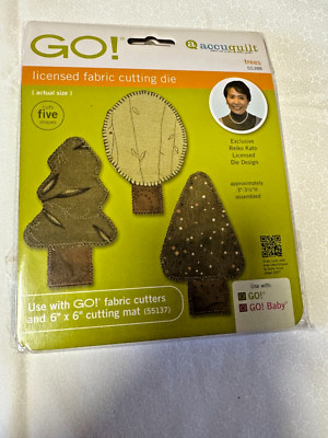 Trees x 3 Accuquilt GO cutting die NEW | eBay