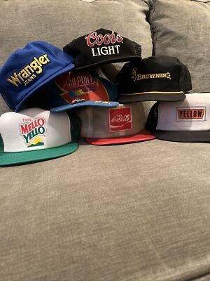 11ct. vintage hat lot snapbacks. RARE #Vintage #Snapbacks #Streetwear ...
