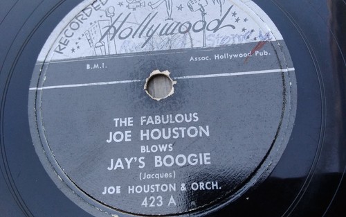 Joe Houston 78rpm Single 10-inch Recorded In Hollywood #423 Jay's ...