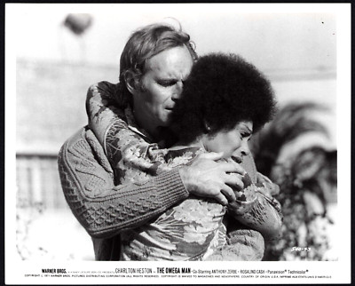 OMEGA MAN Original Movie Press Photo 1971 Charlton Heston Sci- Fi ...