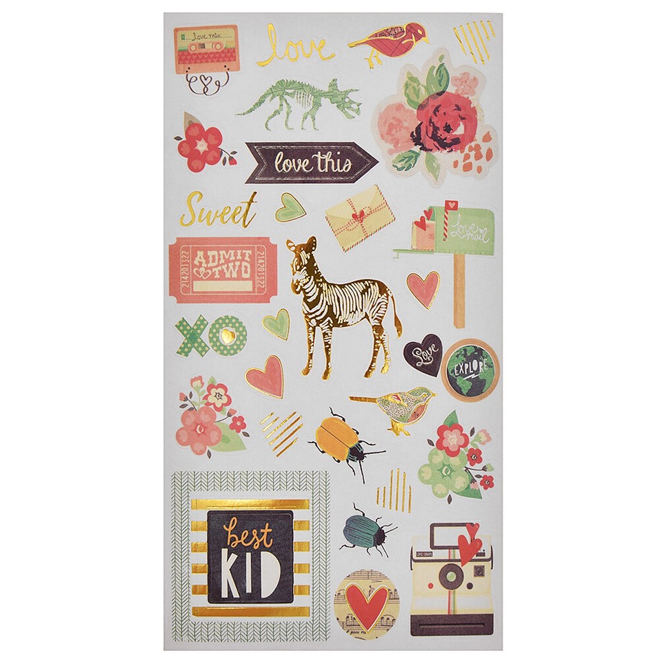 Love Stickers Scrapbooking DIY Crafts Card Journaling Project Label ...