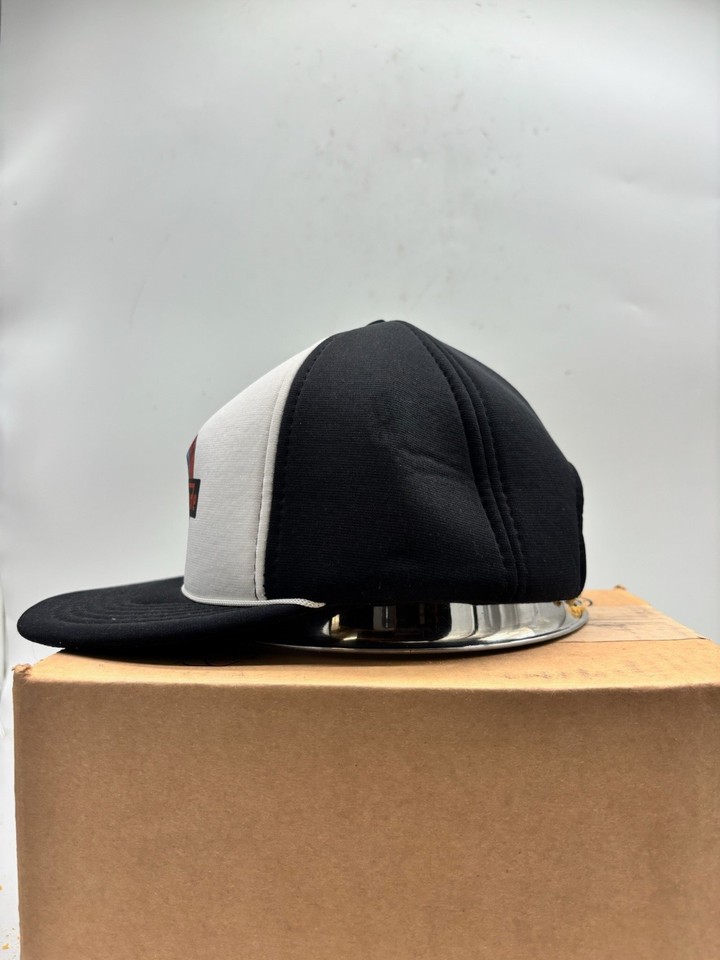 Rio Grande Main Line Vintage Snapback Hat Men's Adjustable Black White ...