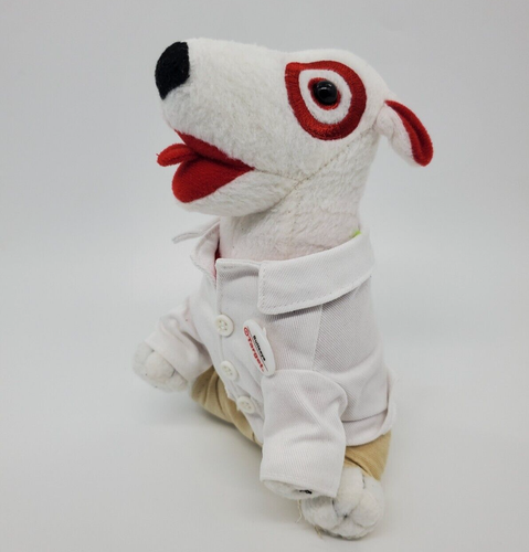 Target Bullseye Bull Terrier 7" Puppy Dog Employee Career Plush Stuffed ...