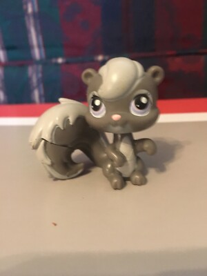 Authentic Littlest Pet Shop - Hasbro LPS - SQUIRREL #132 Gray And ...
