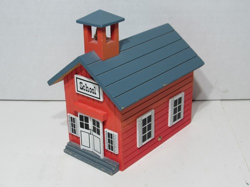 Vintage Berkeley Designs Wooden School School Days Music Box | eBay