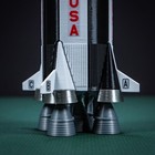 SATURN V APOLLO NASA Moon Mission Plastic model Rocket Spacecraft 3D ...