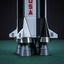 SATURN V APOLLO NASA Moon Mission Plastic model Rocket Spacecraft 3D ...