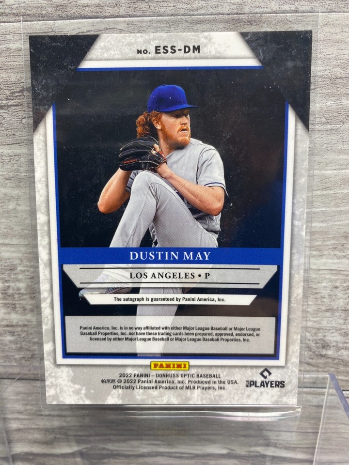 2022 Donruss Optic Dustin May Elite Series Autograph Auto #ESSDM ...
