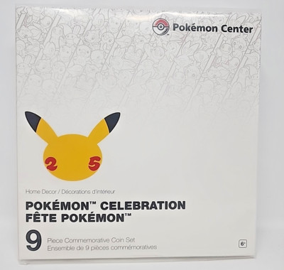 Pokémon Celebration Commemorative Coin Set (9-Piece) 25th Anniversary ...