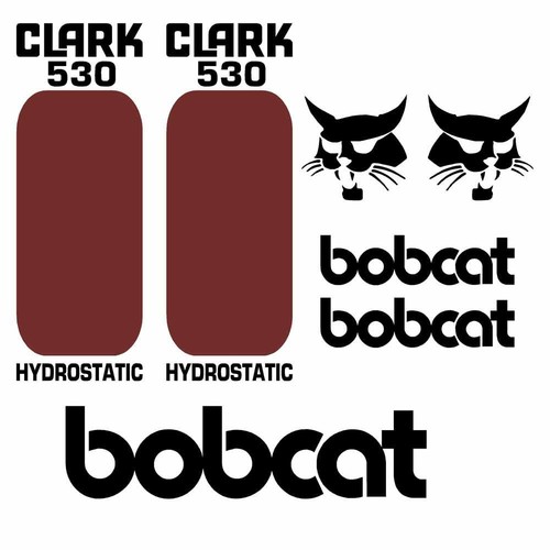 Bobcat 530 533 DECALS Stickers Skid Steer loader New Repro decal Kit | eBay