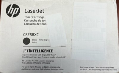 HP CF258XC Laserjet Black Toner Cartridge - NEW! 192018046764 | eBay