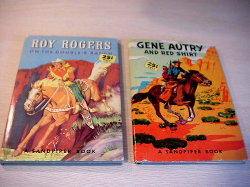 VINTAGE ( 2 ) 1951 ROY ROGERS & GENE AUTRY HARDCOVER BOOKS, EXCELLENT ...