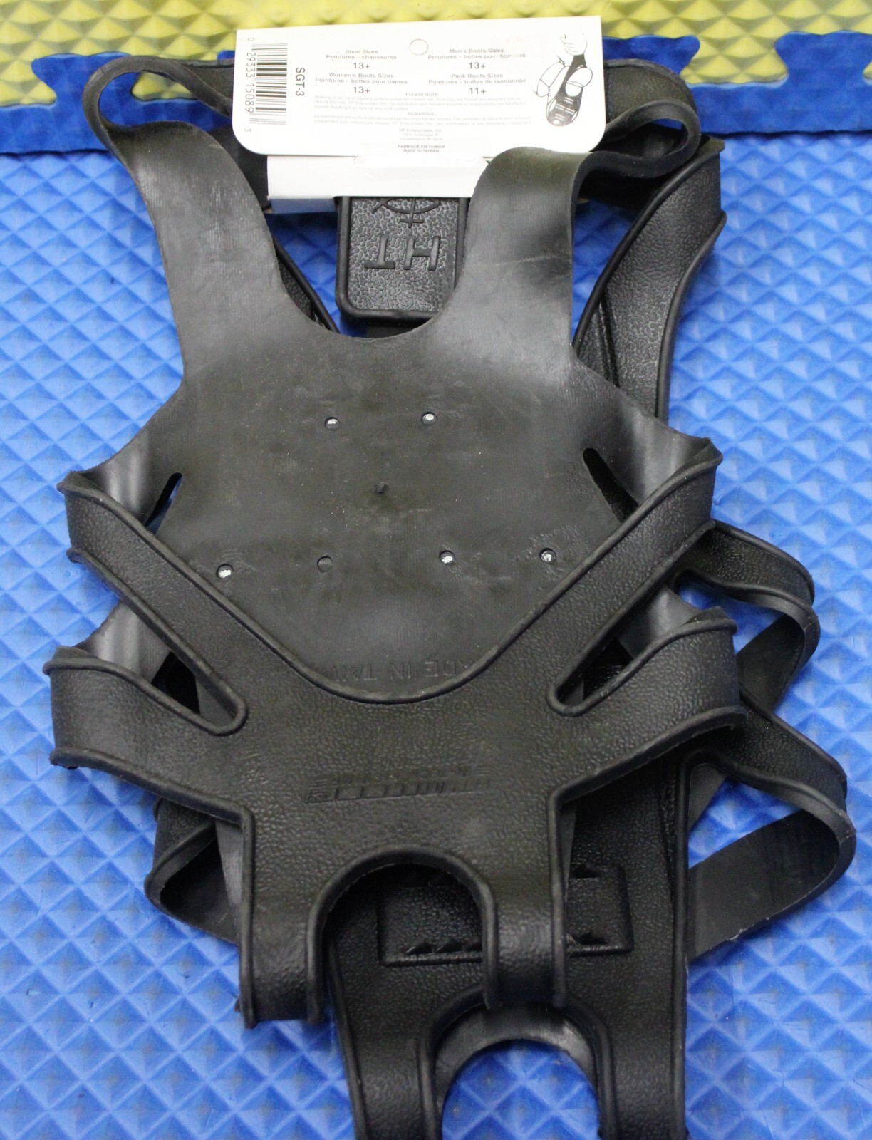 HT Sure Grips Stretch-On Safety Cleats Size 13 Black SGT-3 for sale ...