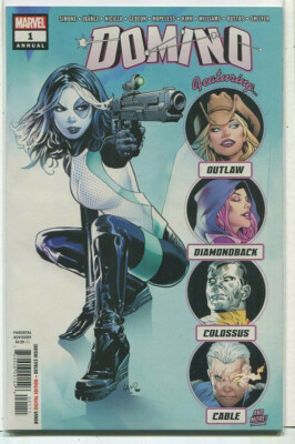 Domino #1 NM ANNUAL Outlaw, Diamondback,Colo9ssus, Cable Marvel Comics ...