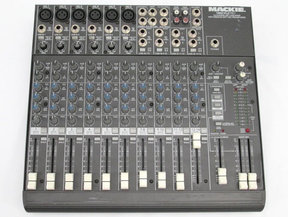 Mackie 1402VLZ4 14-Channel Compact Mixer 1402 VLZ4 #1046 | eBay